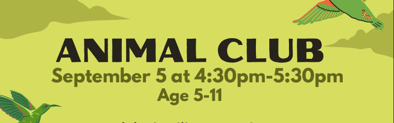 Animal Club | Dearborn Public Library