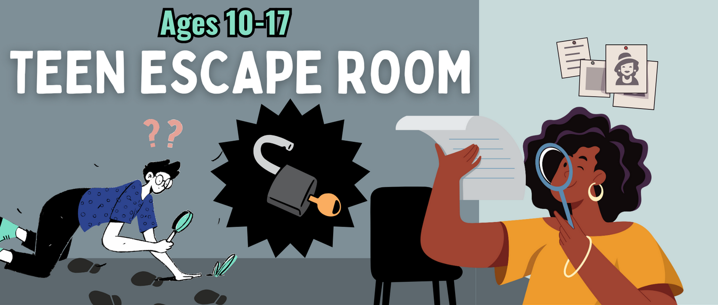 teen escape room | Dearborn Public Library