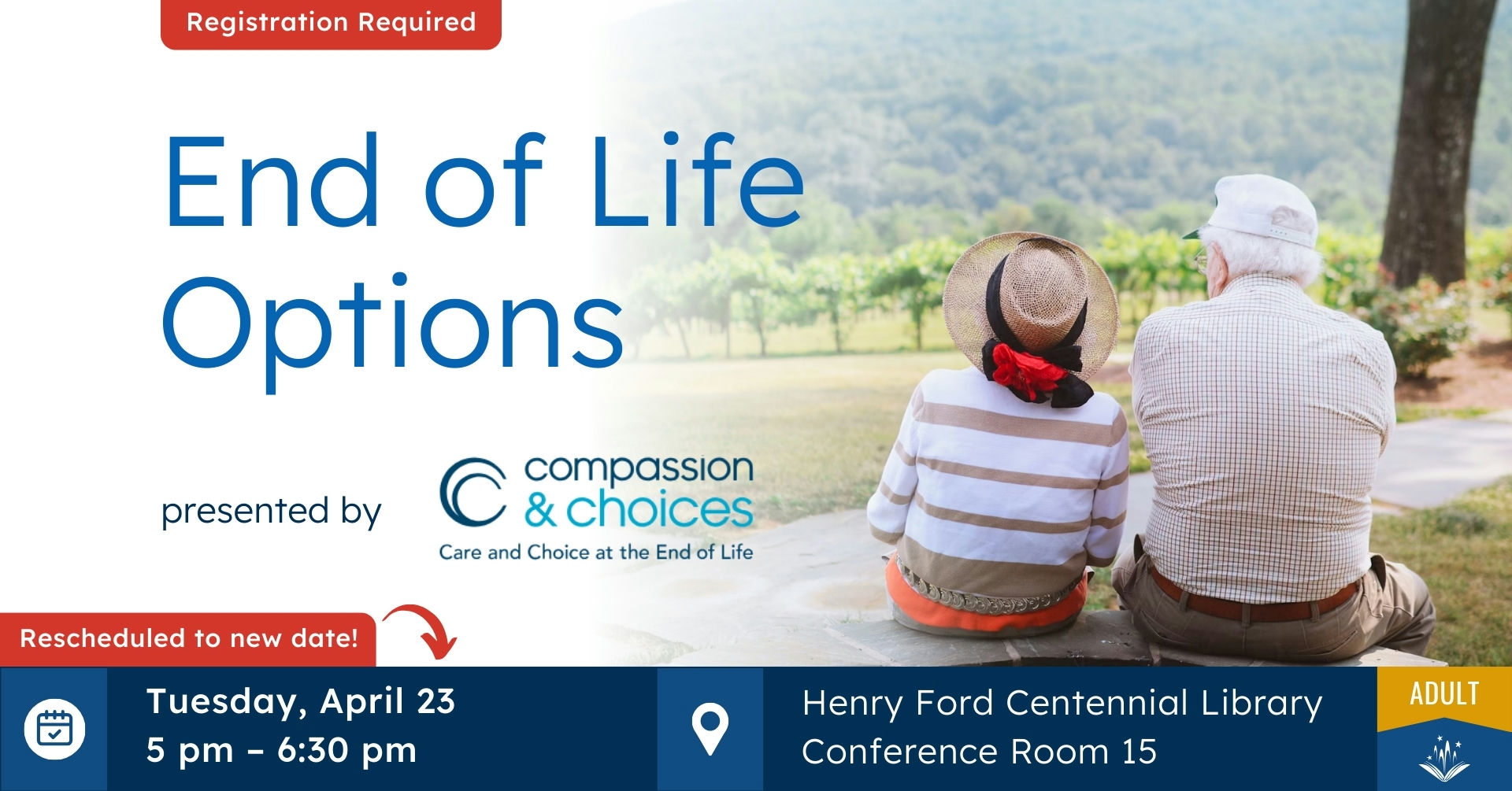 end of life options title card | Dearborn Public Library