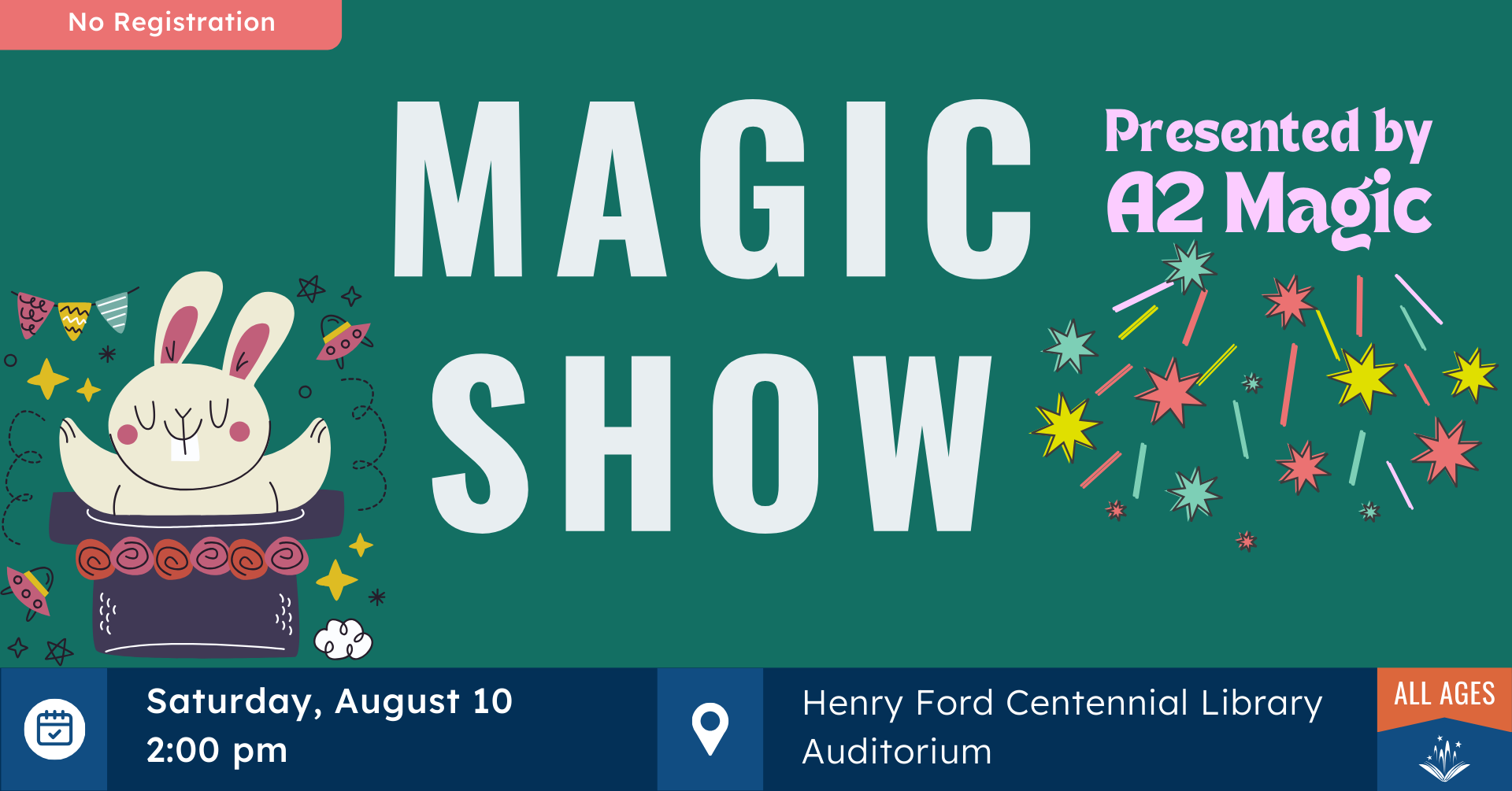 A2 Magic Show | Dearborn Public Library