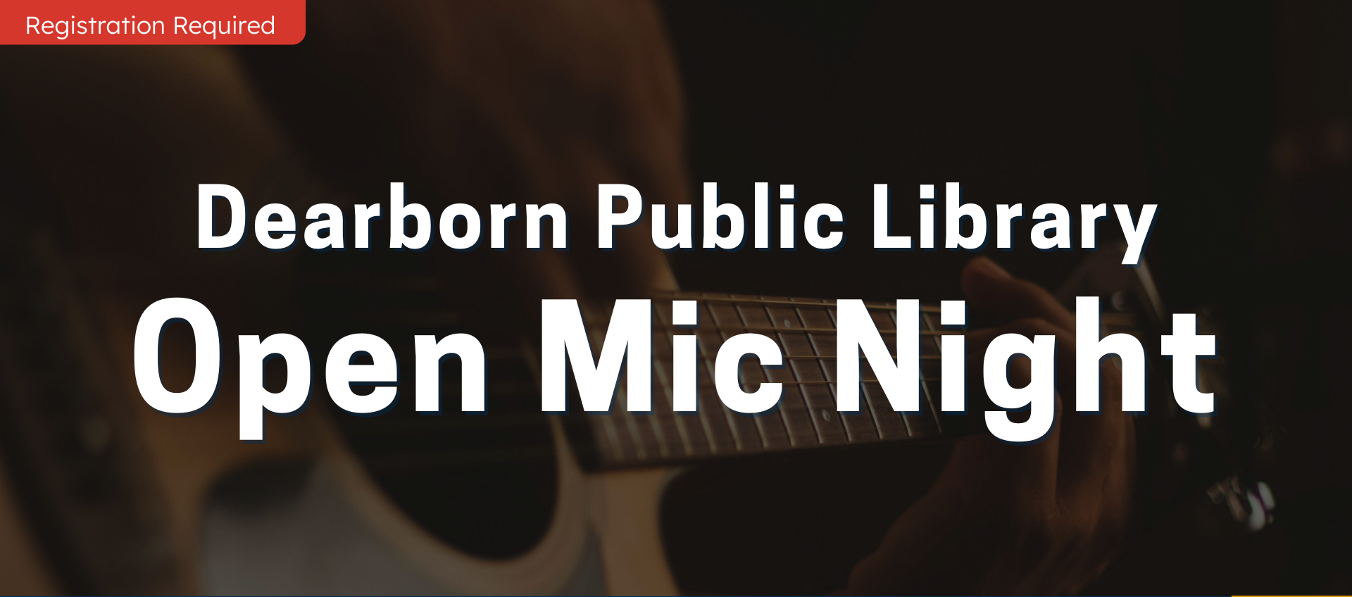 Open Mic night | Dearborn Public Library
