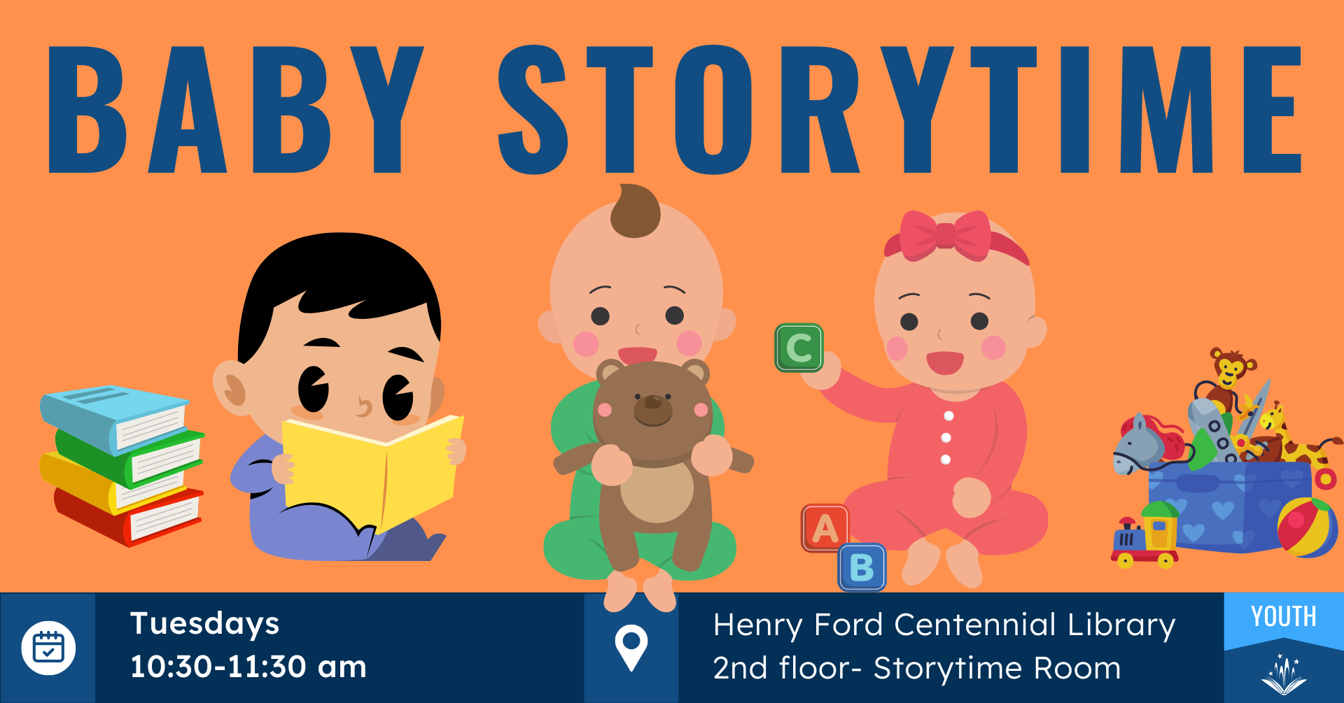 Baby Storytime- Spring 2025 | Dearborn Public Library
