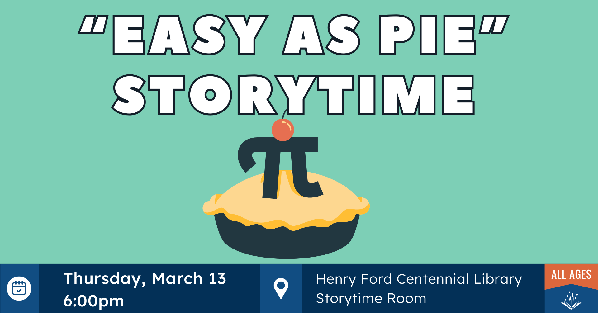 Easy as Pie Storytime | Dearborn Public Library