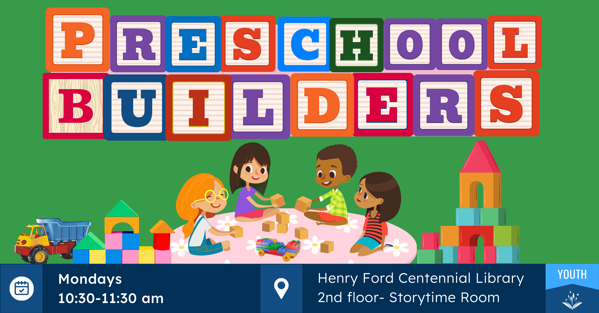 Preschool Builders Summer 2025Update | Dearborn Public Library