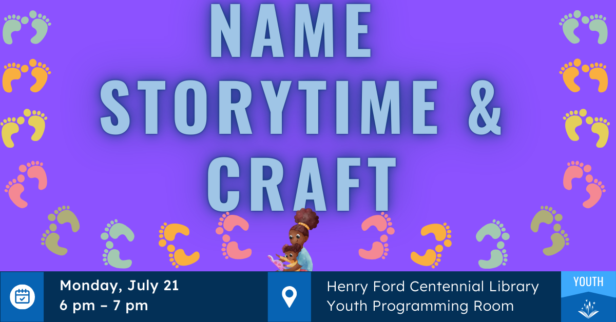 Baby Name Storytime | Dearborn Public Library